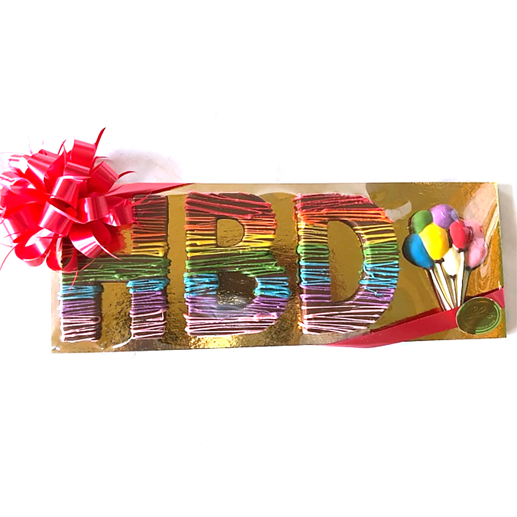 Letras HBD con globitos - Pagina Web de Shaw´s