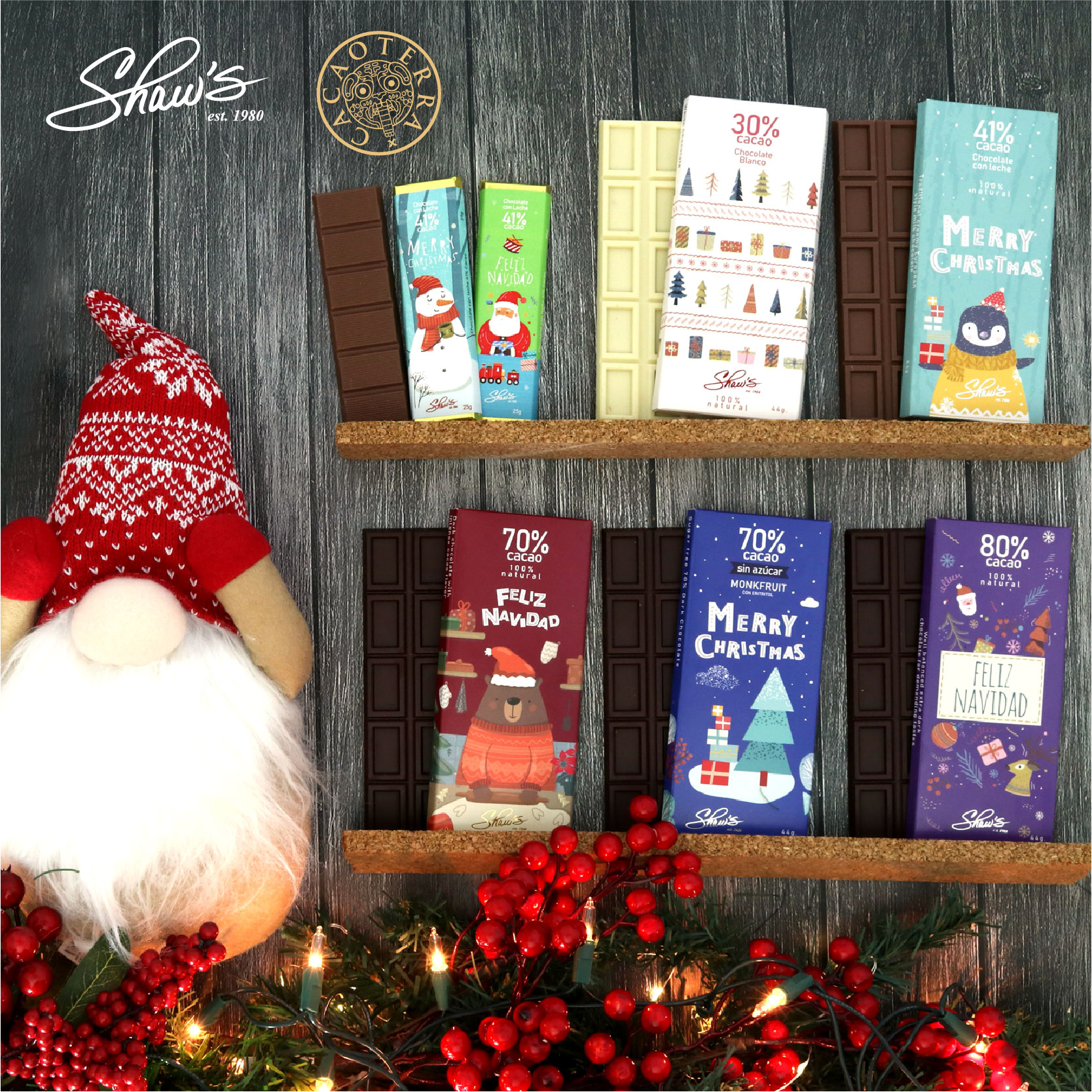 Barras de Chocolate Navideñas - Pagina Web de Shaw´s Lun, 28/11/2022