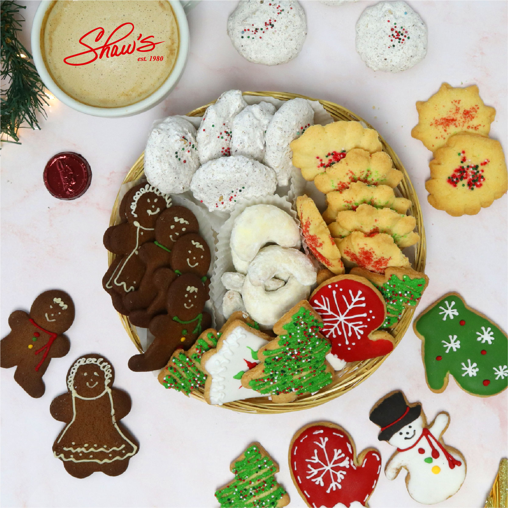Canasta de Galletas Navideñas - Pagina Web de Shaw´s Vie, 16/12/2022