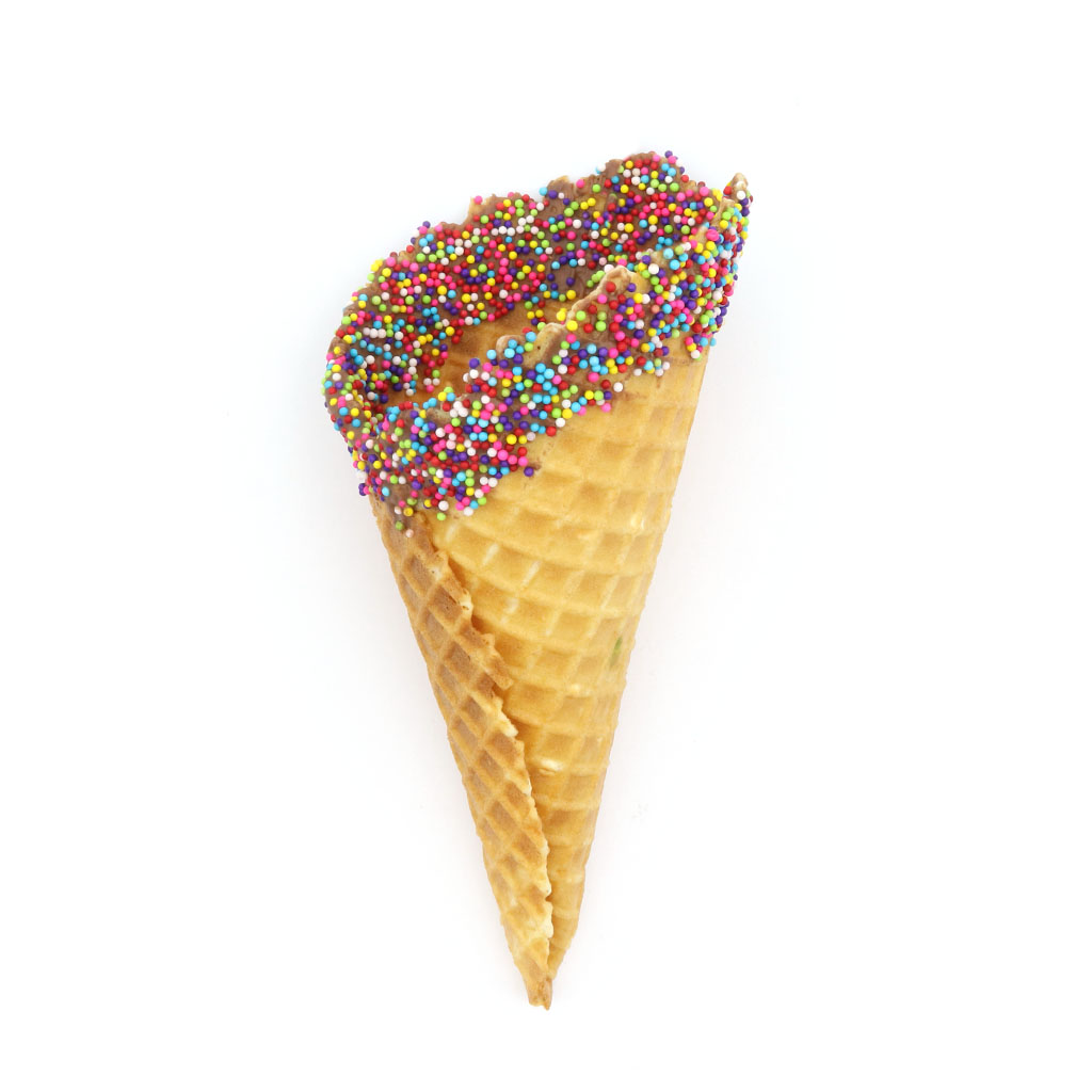 Cono Waffle especial - chocolate sprinkles - Pagina Web de Shaw´s
